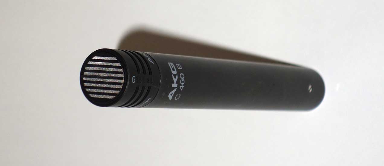 Vintage AKG C460 Condensor Mic w/Mic Clip & Case, CK61 Cardioid Capsule