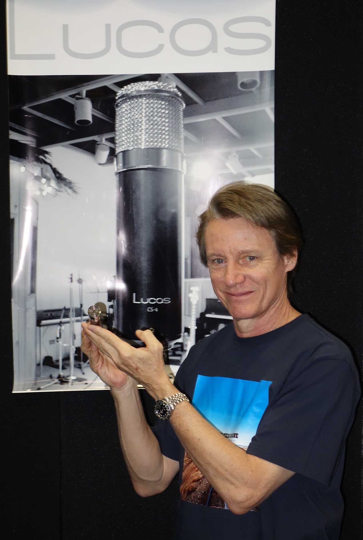 AES NYC 2013 Lucas CS-3 Tube Mic w/Omni Pattern, Metal Diaphragm, PSU