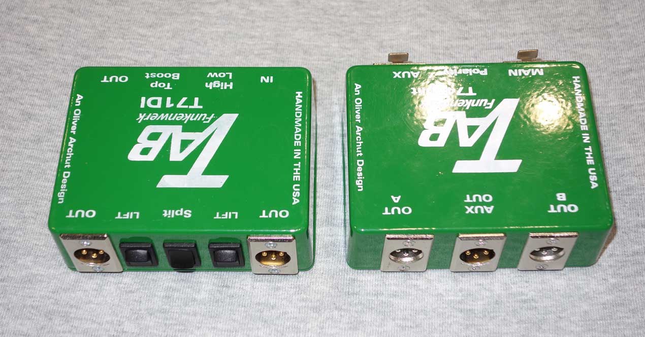 AES NYC 2013 TAB-Funkenwerk T74 Mic Splitter / T71 DI Splitter