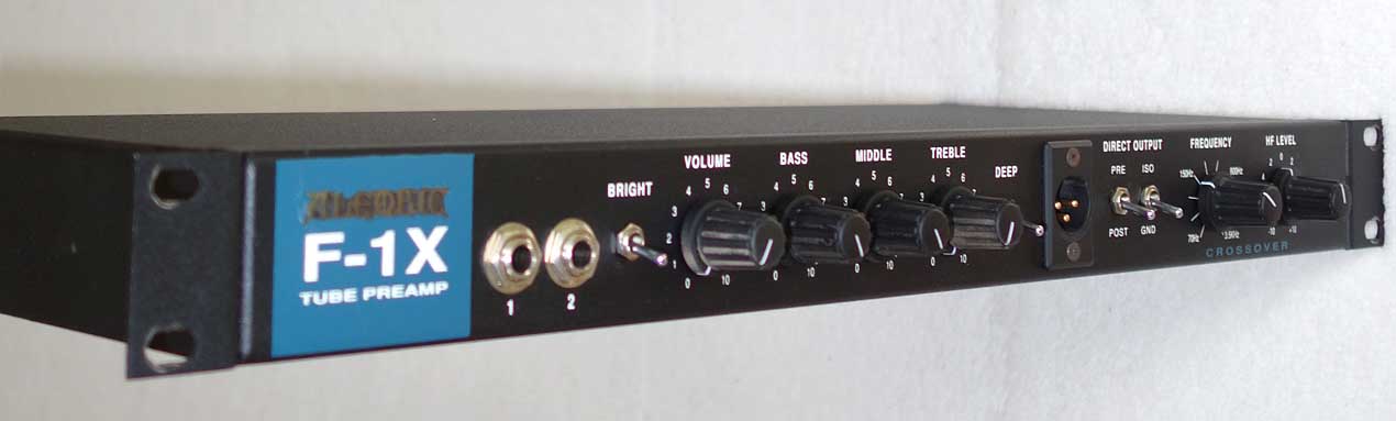 ALEMBIC F-1X Tube Preamp for Bass or Guitar w/ 12AX7 Tube, Dual Showman ...