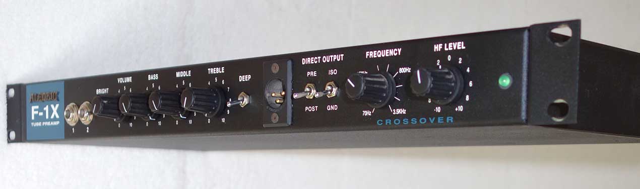 ALEMBIC F-1X Tube Preamp for Bass or Guitar w/ 12AX7 Tube, Dual Showman ...