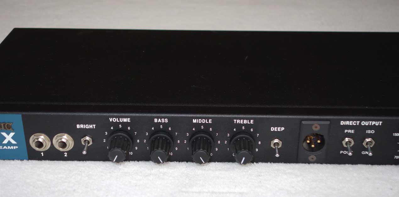 ALEMBIC F-1X Tube Preamp for Bass or Guitar w/ 12AX7 Tube, Dual Showman ...