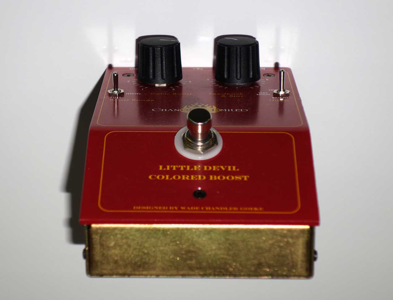 Chandler Limited Colored Boost Pedal for Electric Guitar