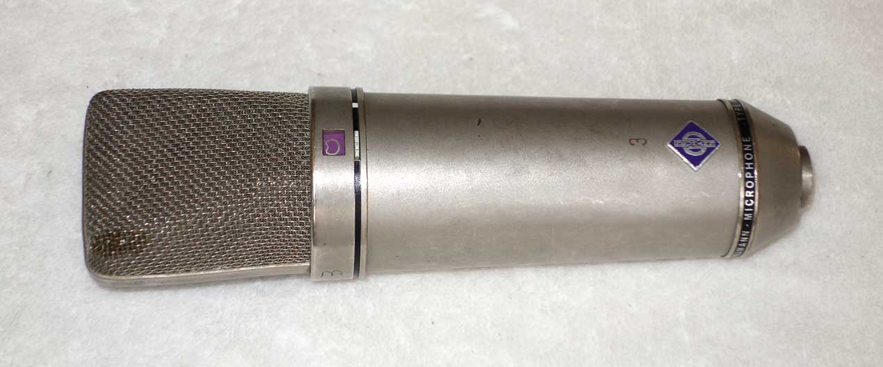 Vintage 1970s Neumann U87i Multi-Pattern Condenser Mic w/Battery ...