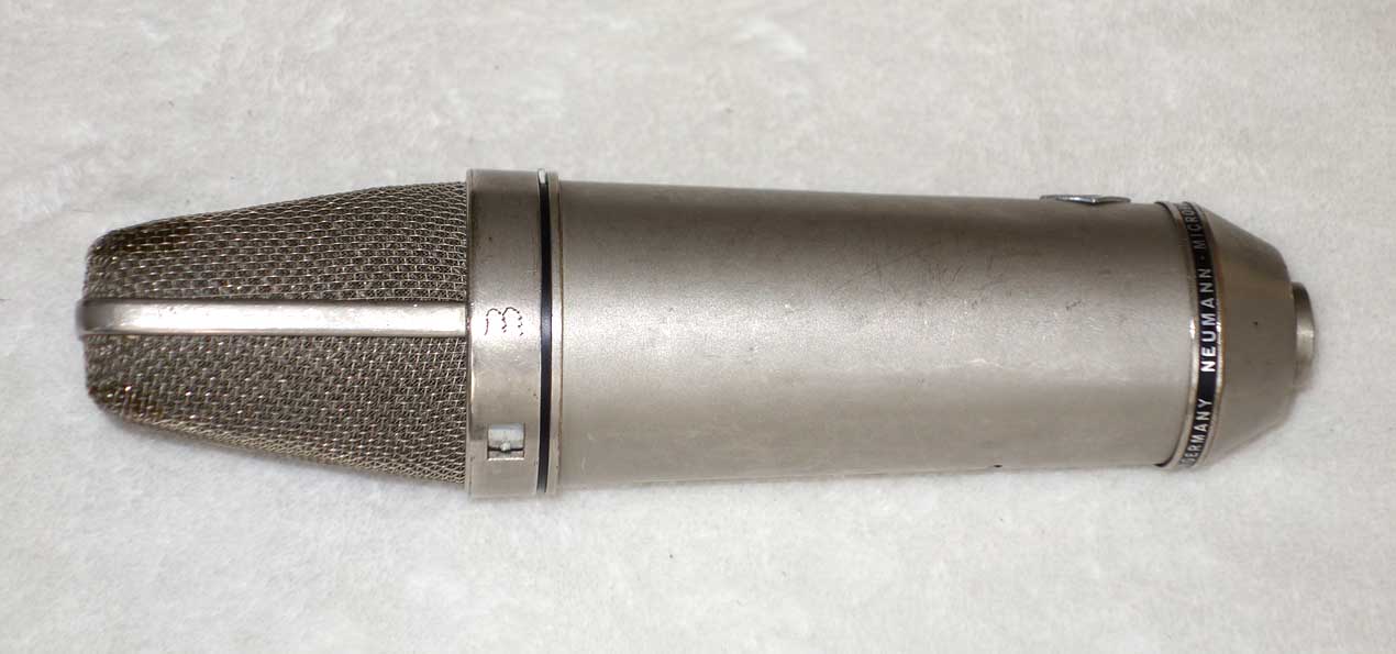 Vintage 1970s Neumann U87i Multi-Pattern Condenser Mic w/Battery ...