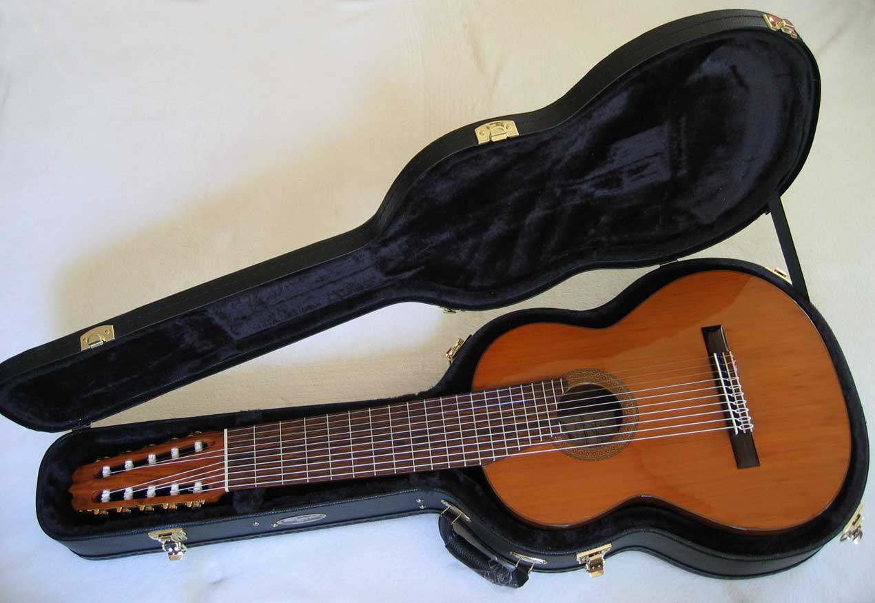 VINTAGE 1972 Ramirez 1a 10-string Classical Harp Guitar w/Case [BBand ...