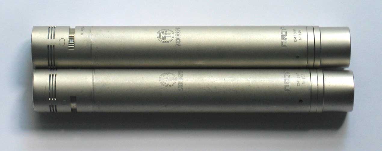VINTAGE PAIR of Schoeps CMT30FNU Mics w/ M934c Capsules [M221-FET ...